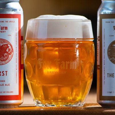 Czech-Style Dimple Mug (.3L) | Fox Farm Brewery